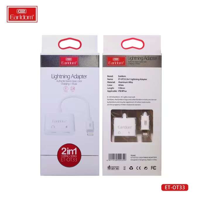 Earldom® OT33 Lightning Interface 2 in 1m – KuwaitCavarat