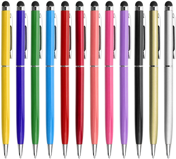 Universal Stylus + Ballpoint Pen 2in1 For Ipad Android Tablet Iphone P ...