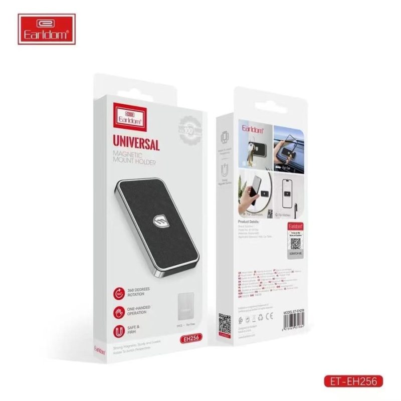 Earldom Car Holder ET-EH256 Magnetic with Dashboard Mount, Black ...